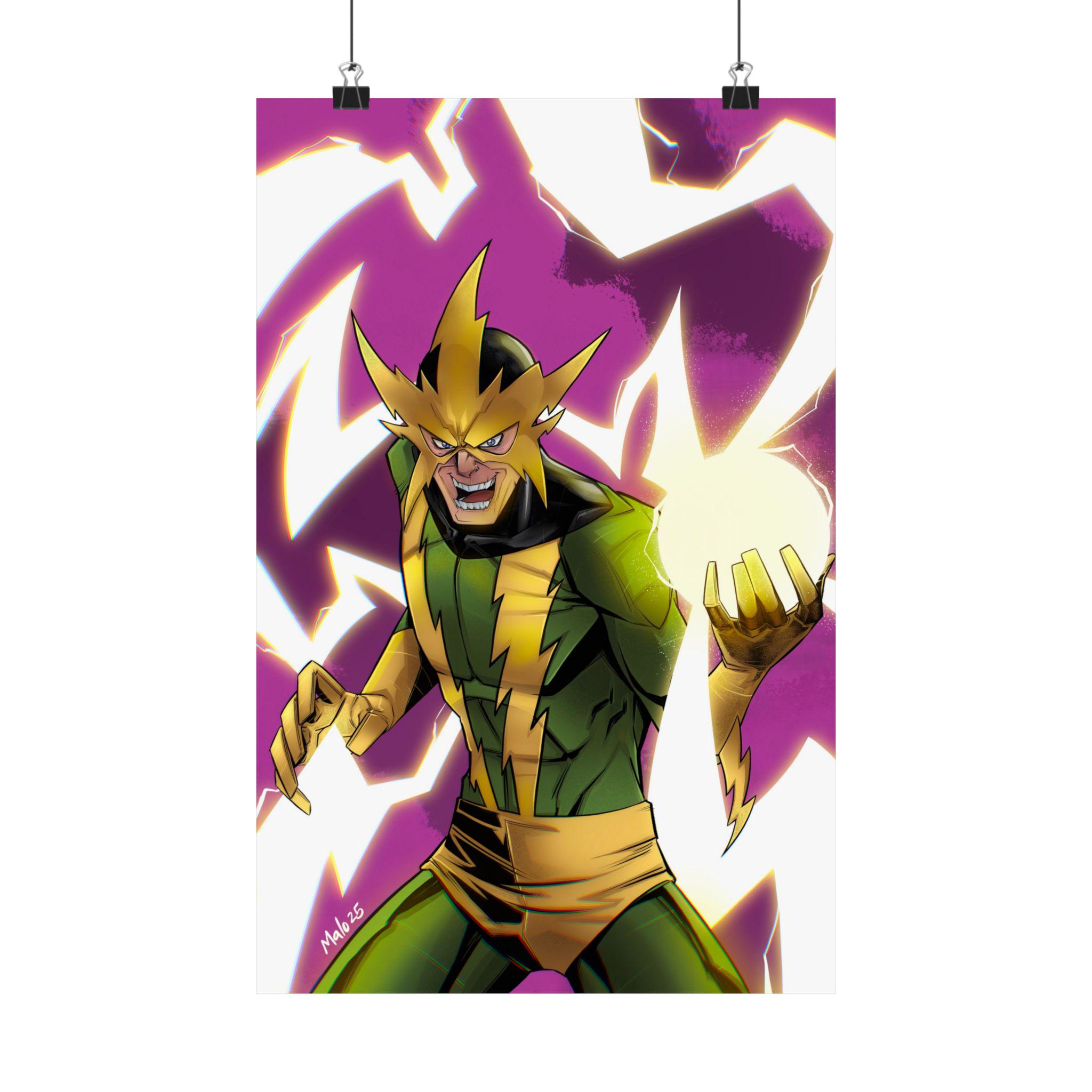 Electro, Spider-man, Sinister-six, Poster Print, Marvel Comics, MCU ...