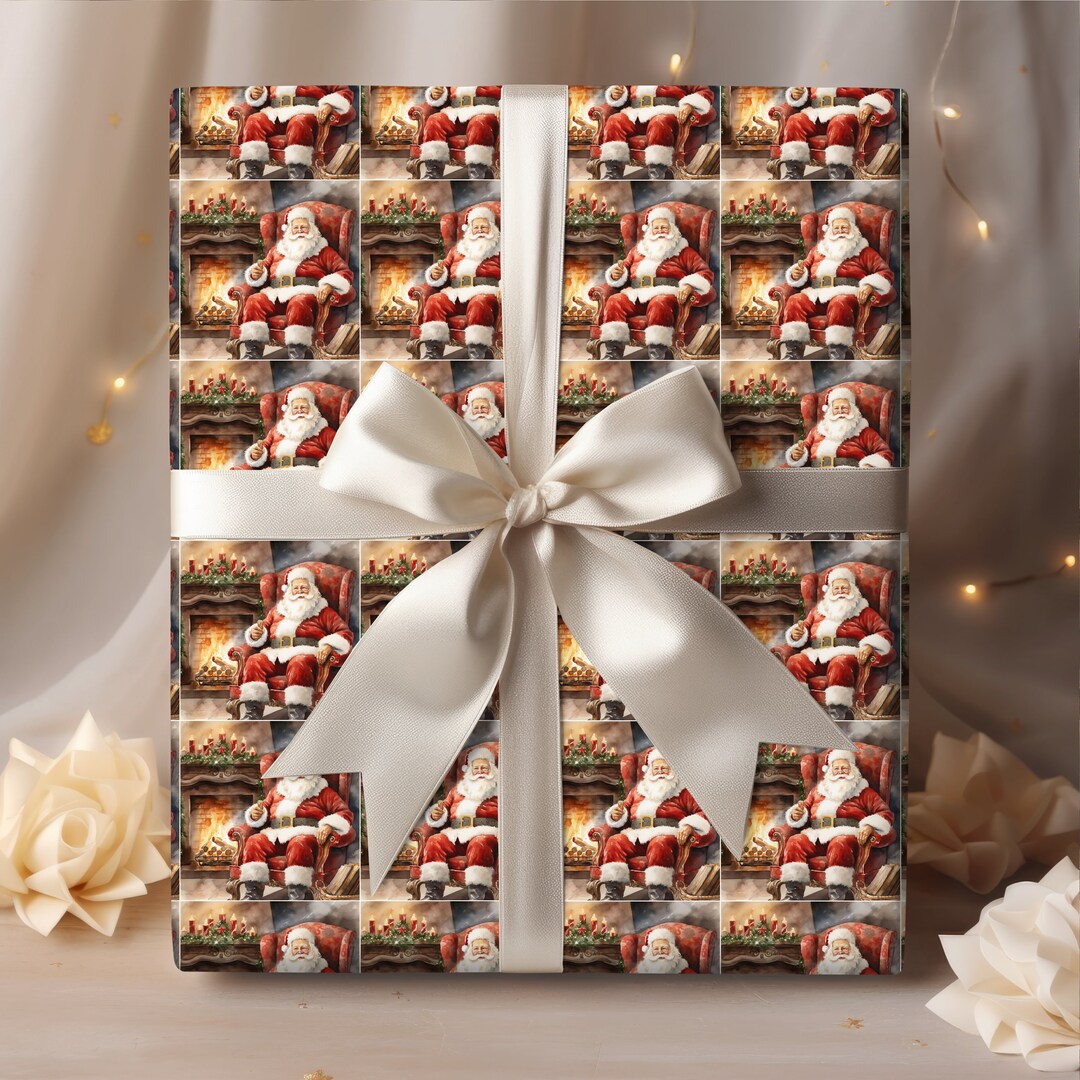 Gift Wrap Papers Christmas Wrapping Paper Christmas St Nicholas Gift ...