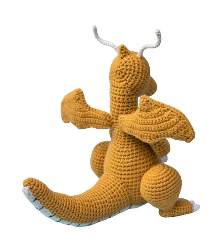 Dragonite Crochet Pattern: Huggable Dragon Pal Amigurumi (PDF Pattern ...