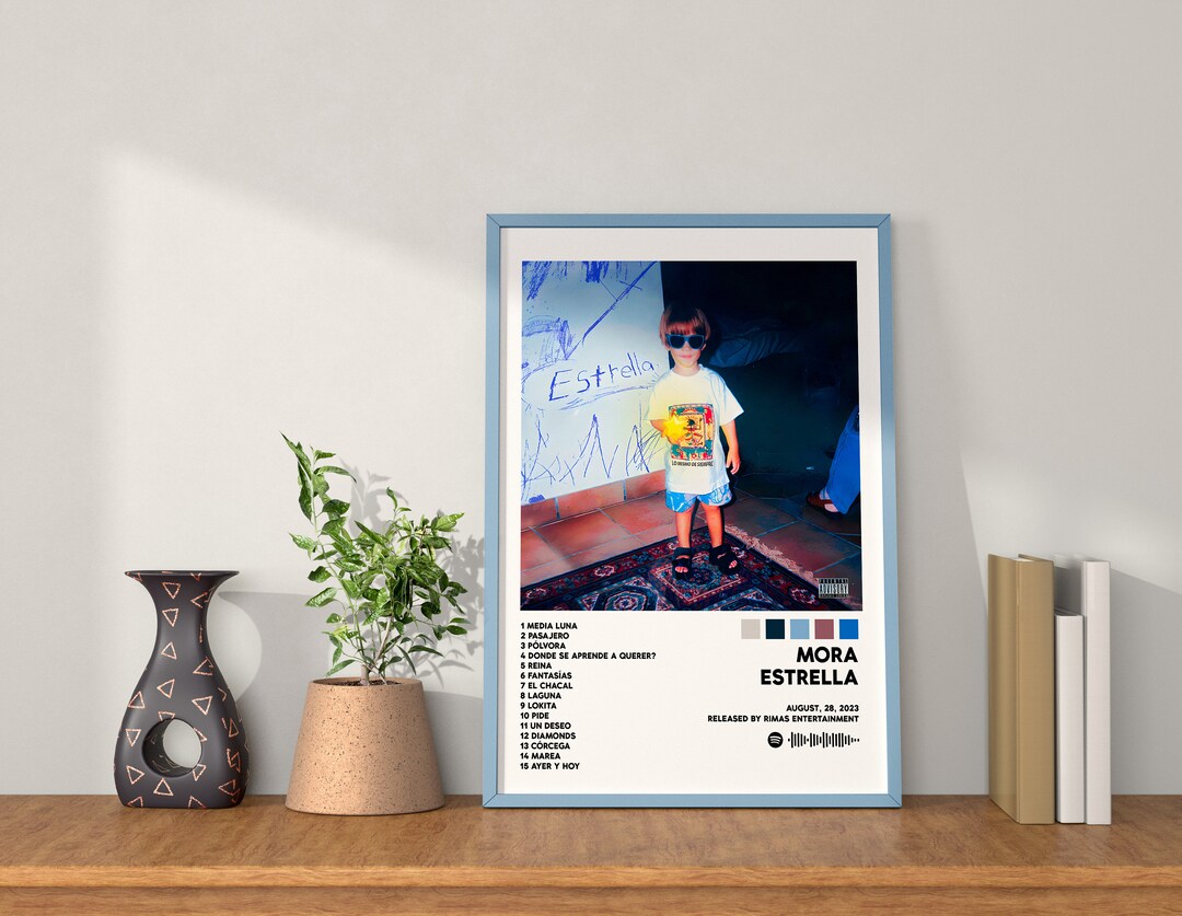 MORA / ESTRELLA / Imprimible digital, portada del álbum, poster - Etsy ...