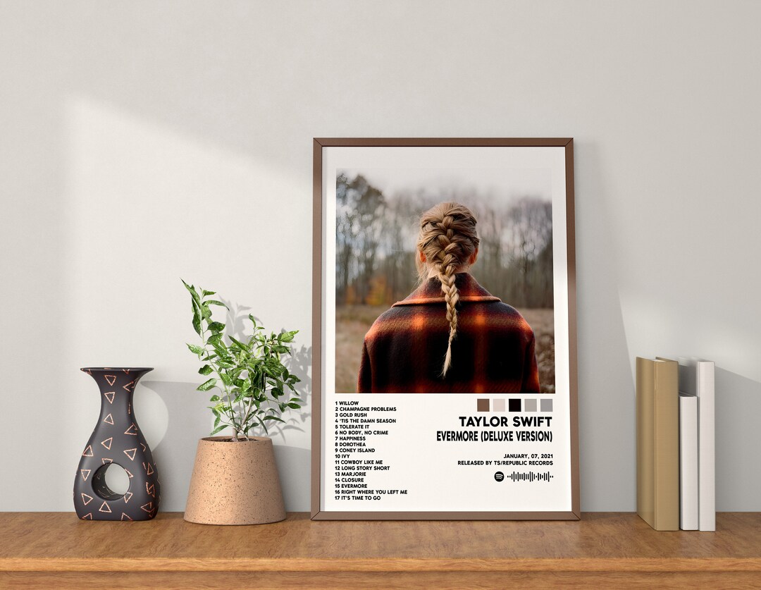 Taylor Swift / Evermore deluxe Version / Digital Printable, Album Cover ...