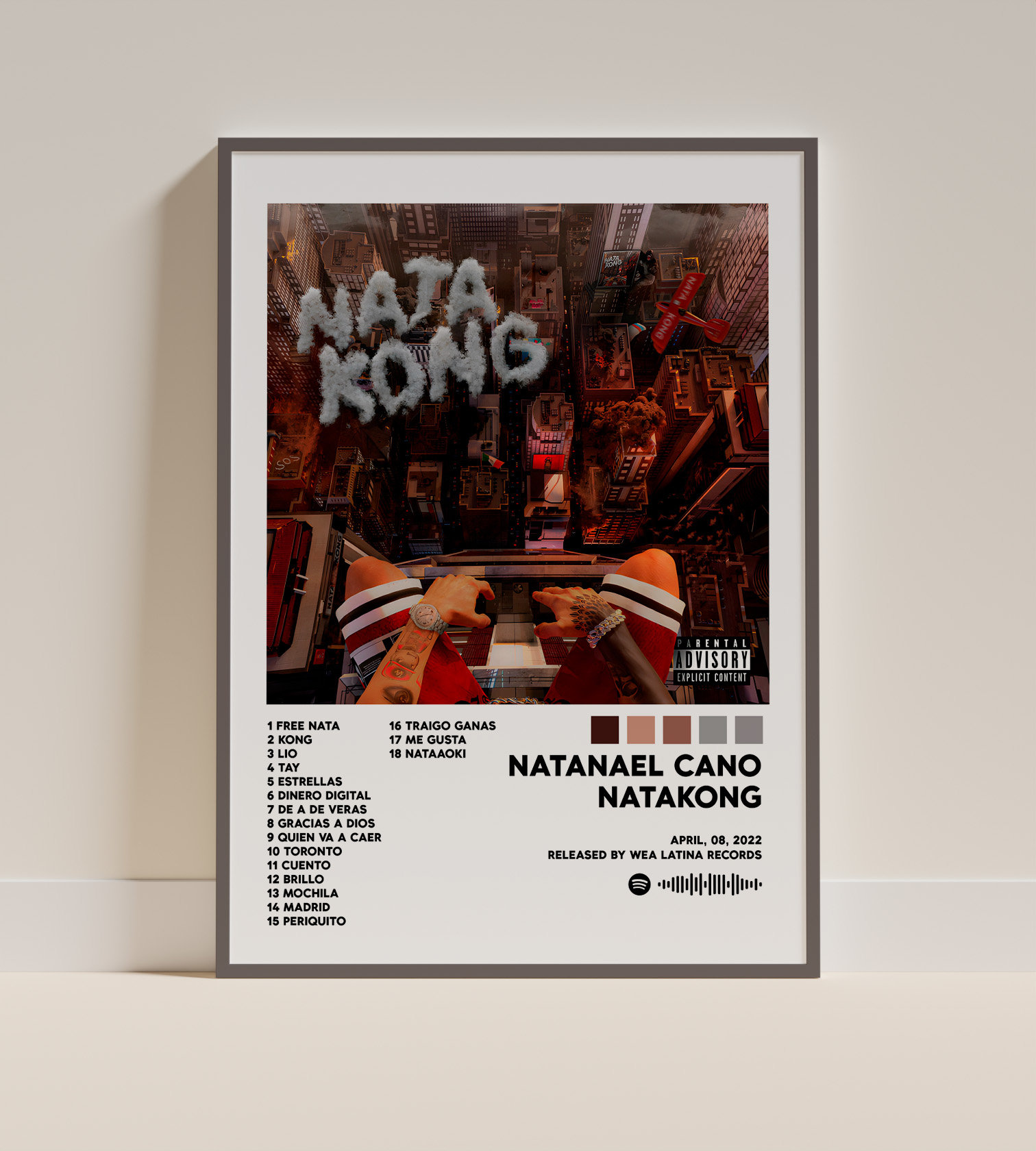 NATANAEL CANO / NATAKONG / Digital Printable, Album Cover, Poster - Etsy
