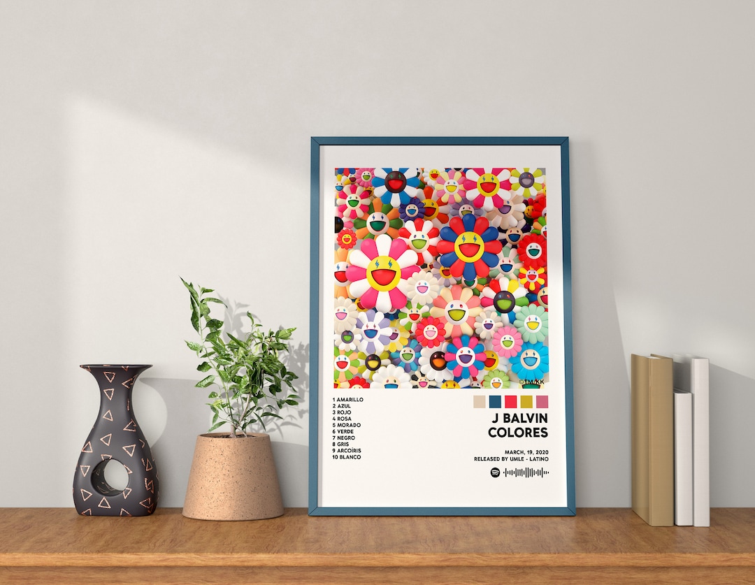 J BALVIN / COLORS / Digital Printable, Album Cover, Poster - Etsy
