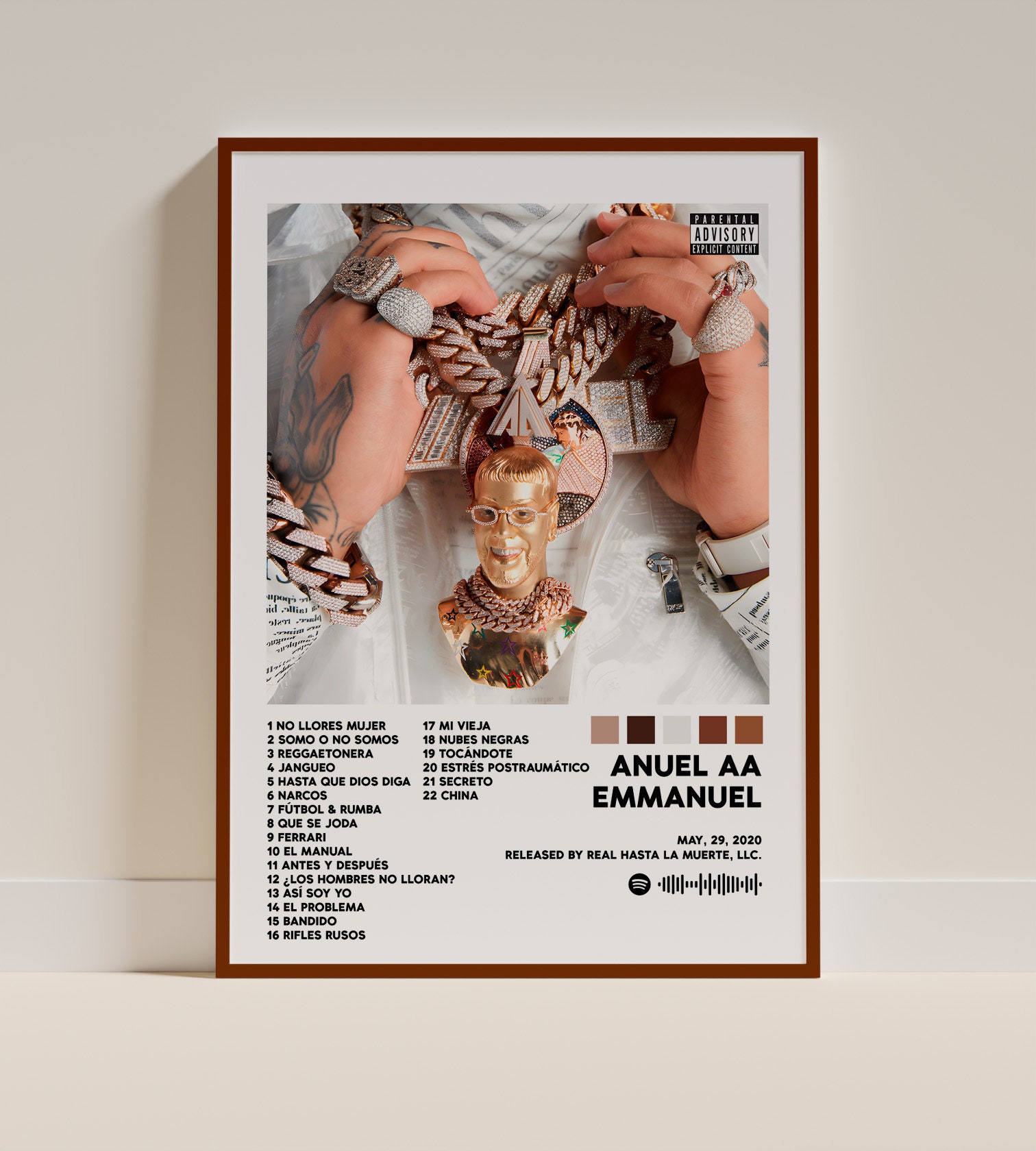 Anuel AA / EMMANUEL / Digital Printable, Album Cover, Poster - Etsy