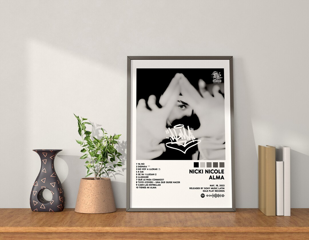 NICKI NICOLE / ALMA / Digital Printable, Album Cover, Poster - Etsy