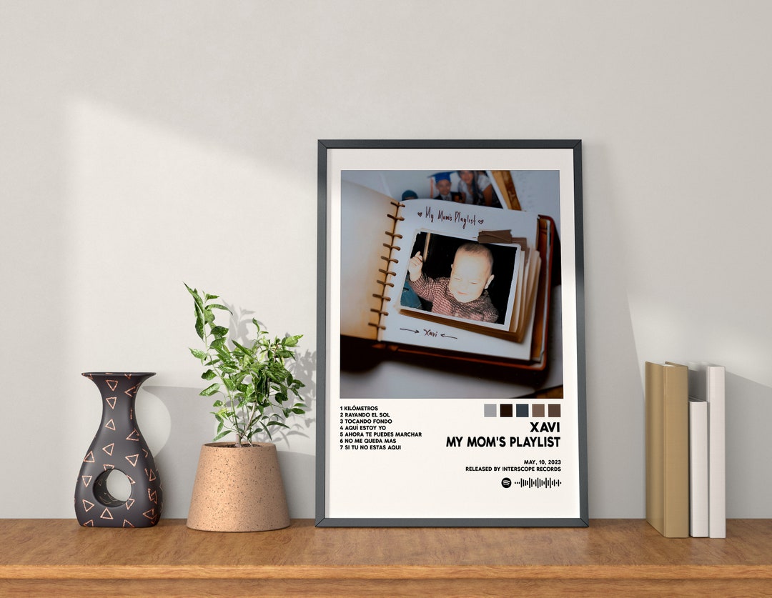 XAVI / My Mom's Playlist / Digital Printable, Album Cover, Poster - Etsy