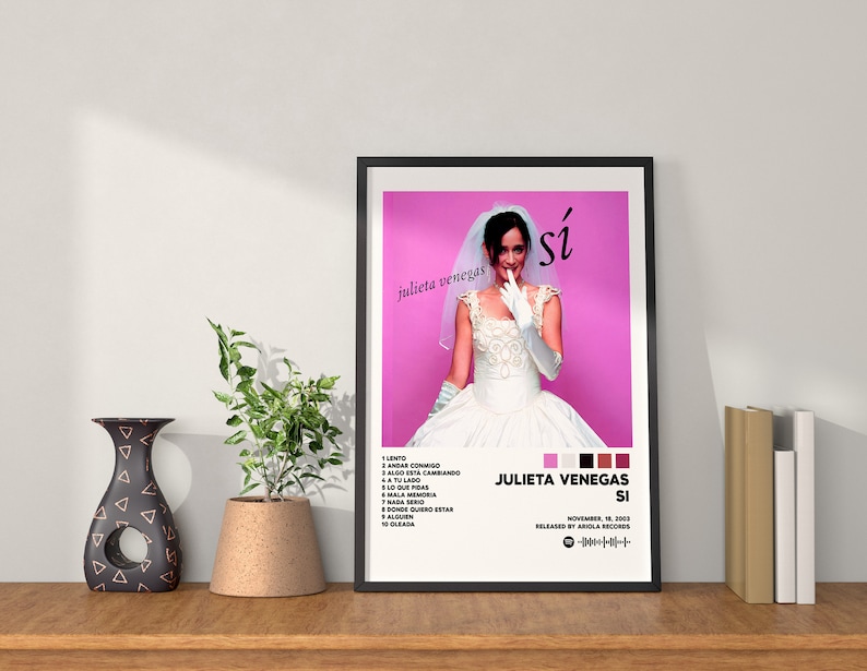 Julieta Venegas / Si / Imprimible digital, portada del álbum, poster ...