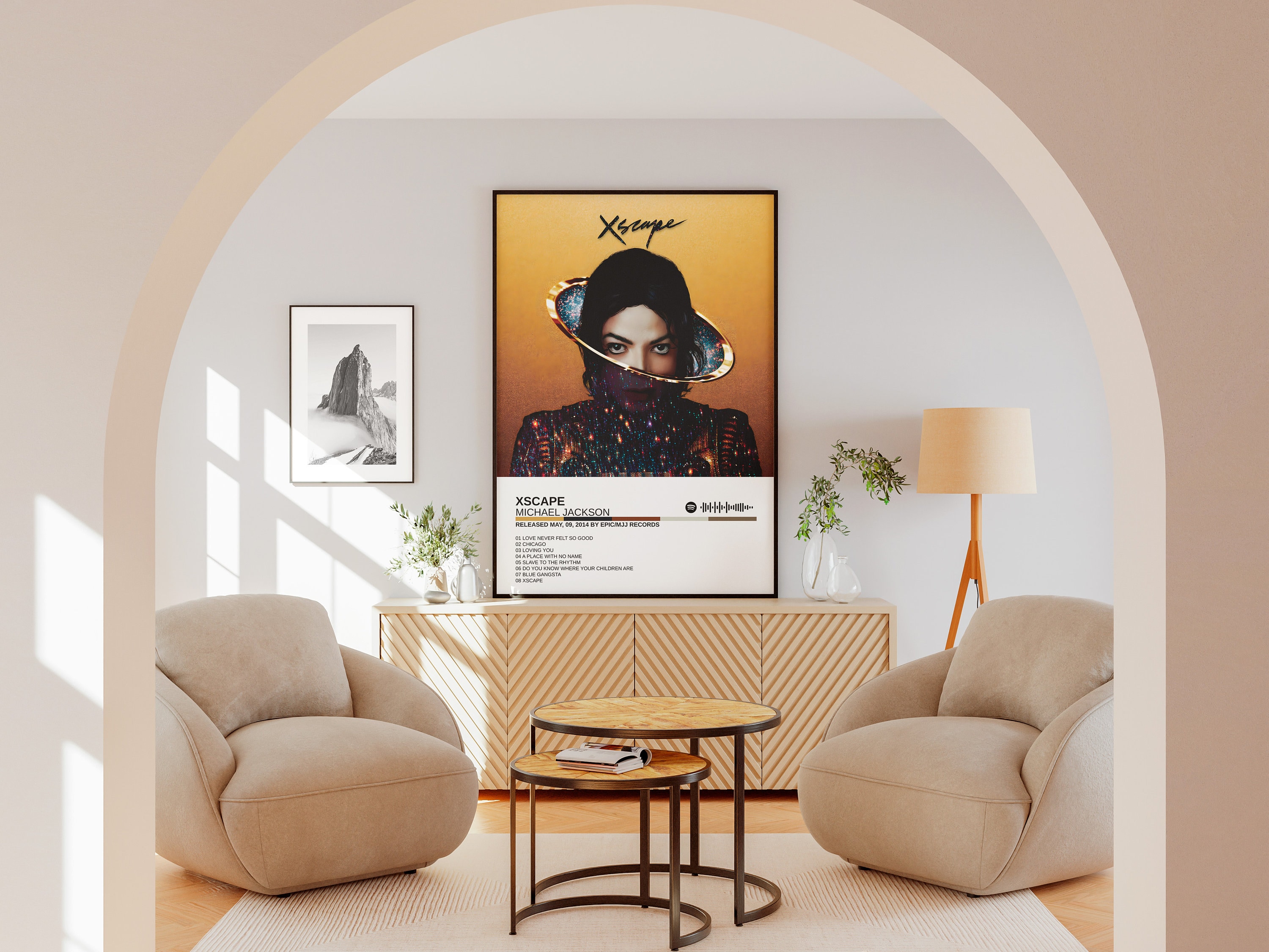 MICHAEL JACKSON / XSCAPE / Digital Printable, Album Cover, Poster, Home ...