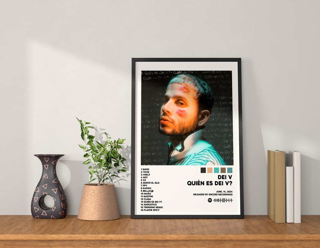 Dei V / Quién Es Dei V / Imprimible digital, portada del álbum, poster ...
