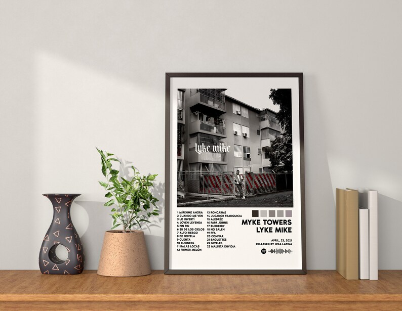 Myke Towers / Lyke Mike / Digital Printable, Album Cover, Poster - Etsy