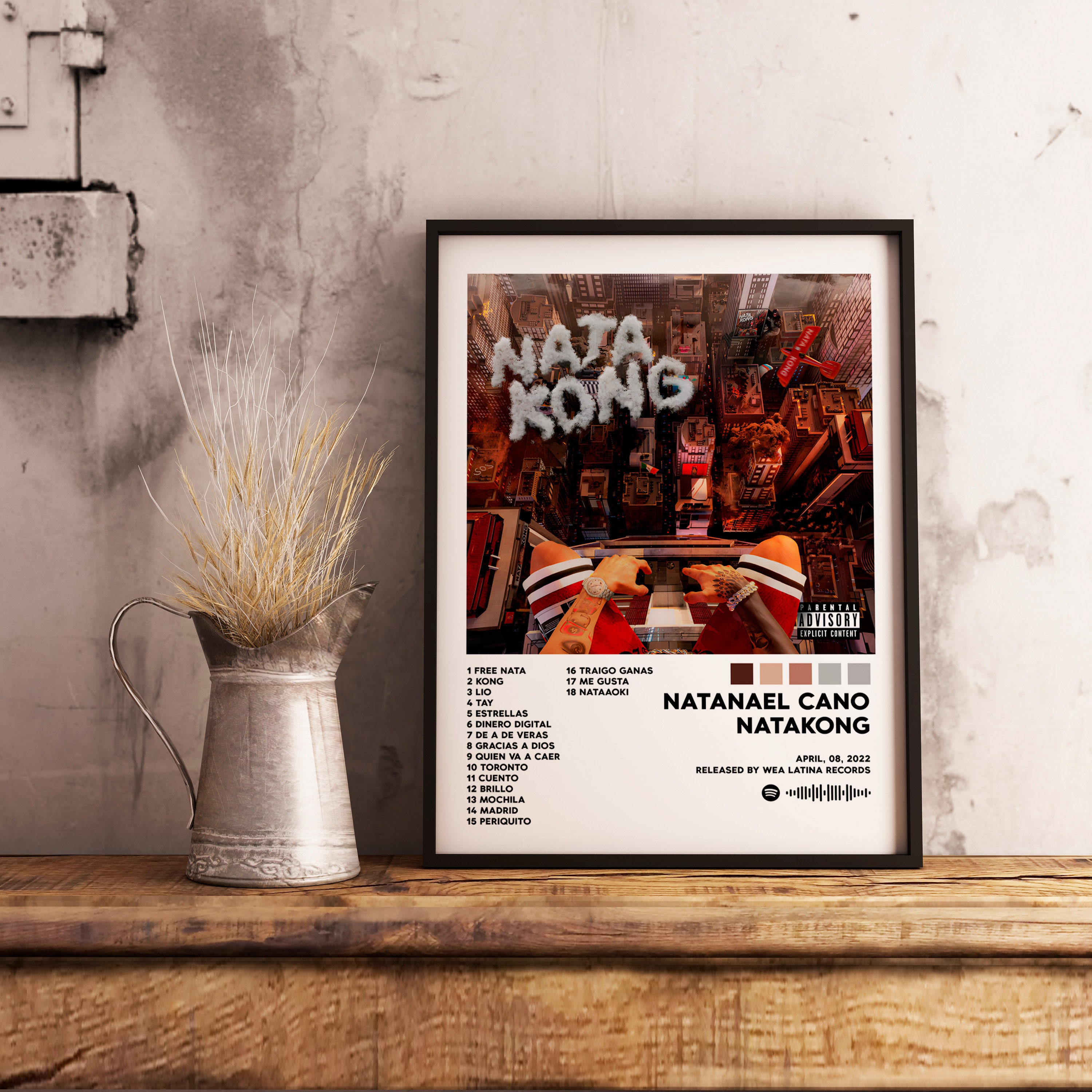 NATANAEL CANO / NATAKONG / Digital Printable, Album Cover, Poster - Etsy