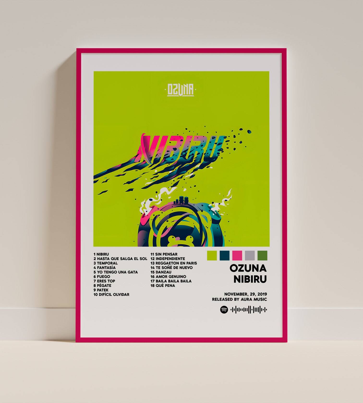 OZUNA / NIBIRU / Digital Printable, Album Cover, Poster - Etsy