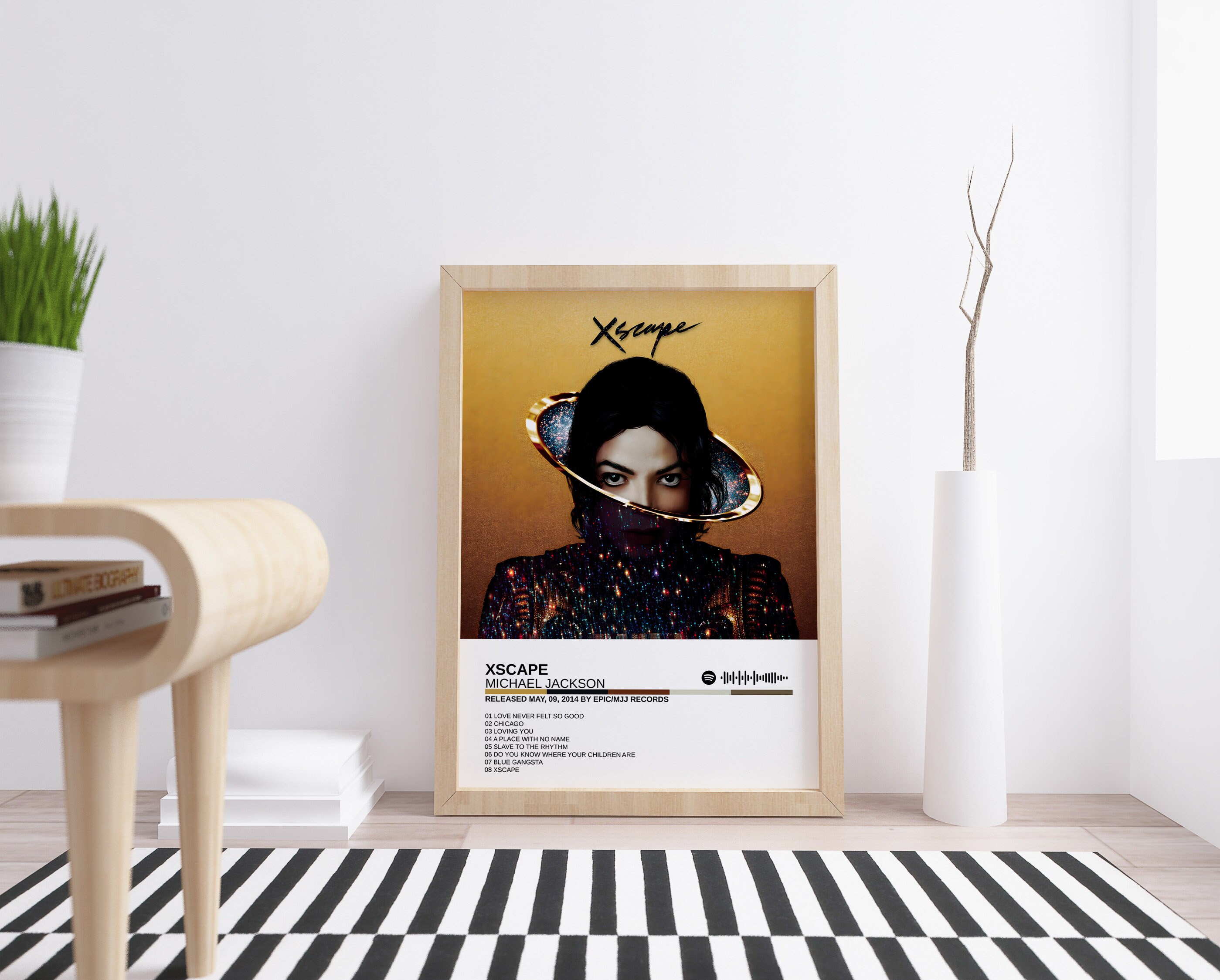 MICHAEL JACKSON / XSCAPE / Digital Printable, Album Cover, Poster, Home ...