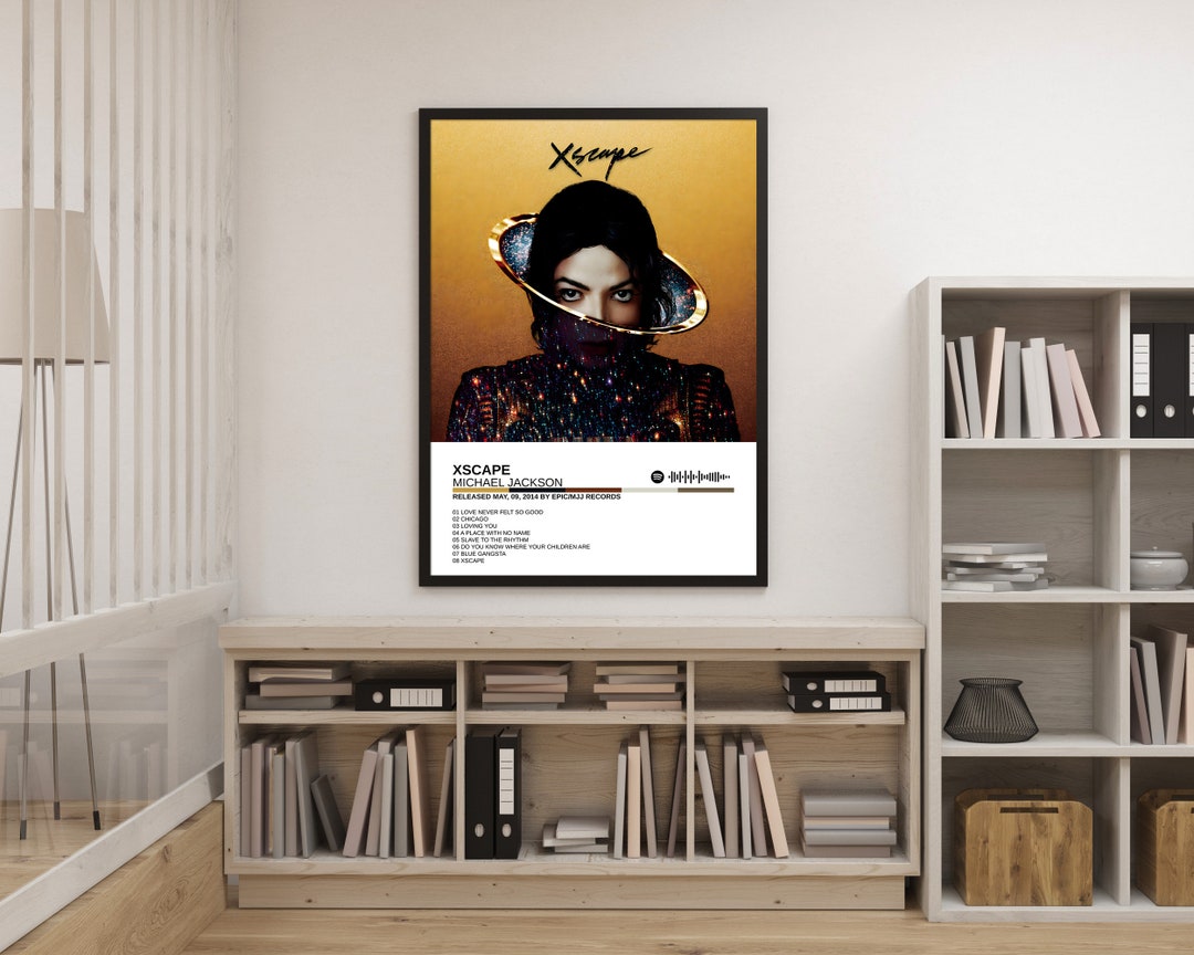 MICHAEL JACKSON / XSCAPE / Digital Printable, Album Cover, Poster, Home ...