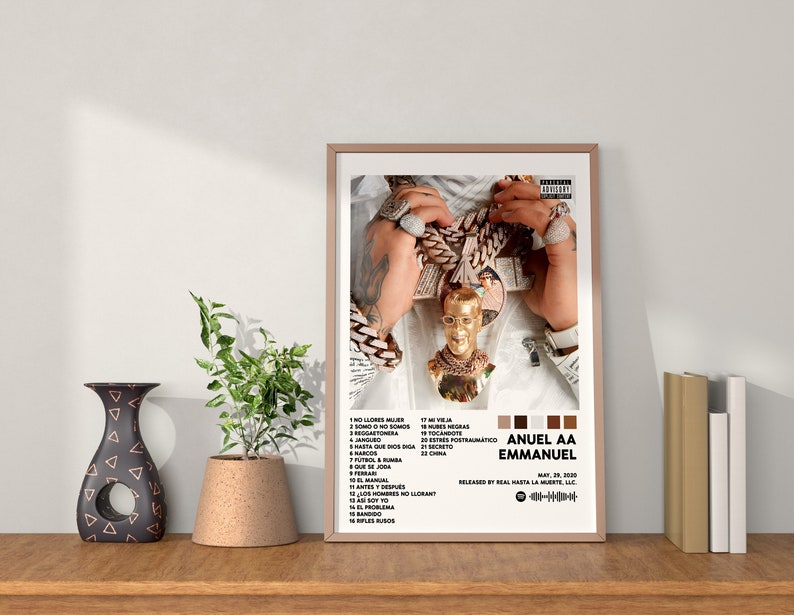 Anuel AA / EMMANUEL / Imprimible digital, portada del álbum, poster ...