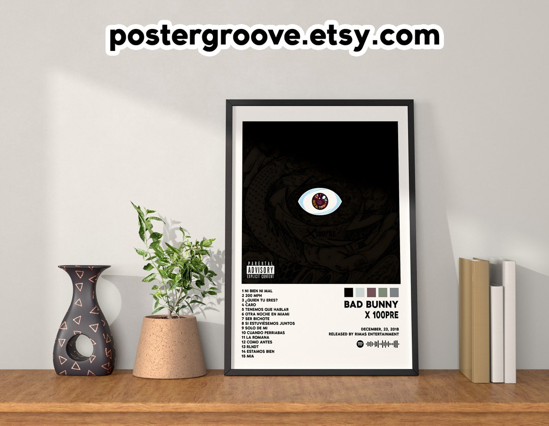 Bad Bunny / X 100PRE / Digital Printable, Album Cover, Poster - Etsy