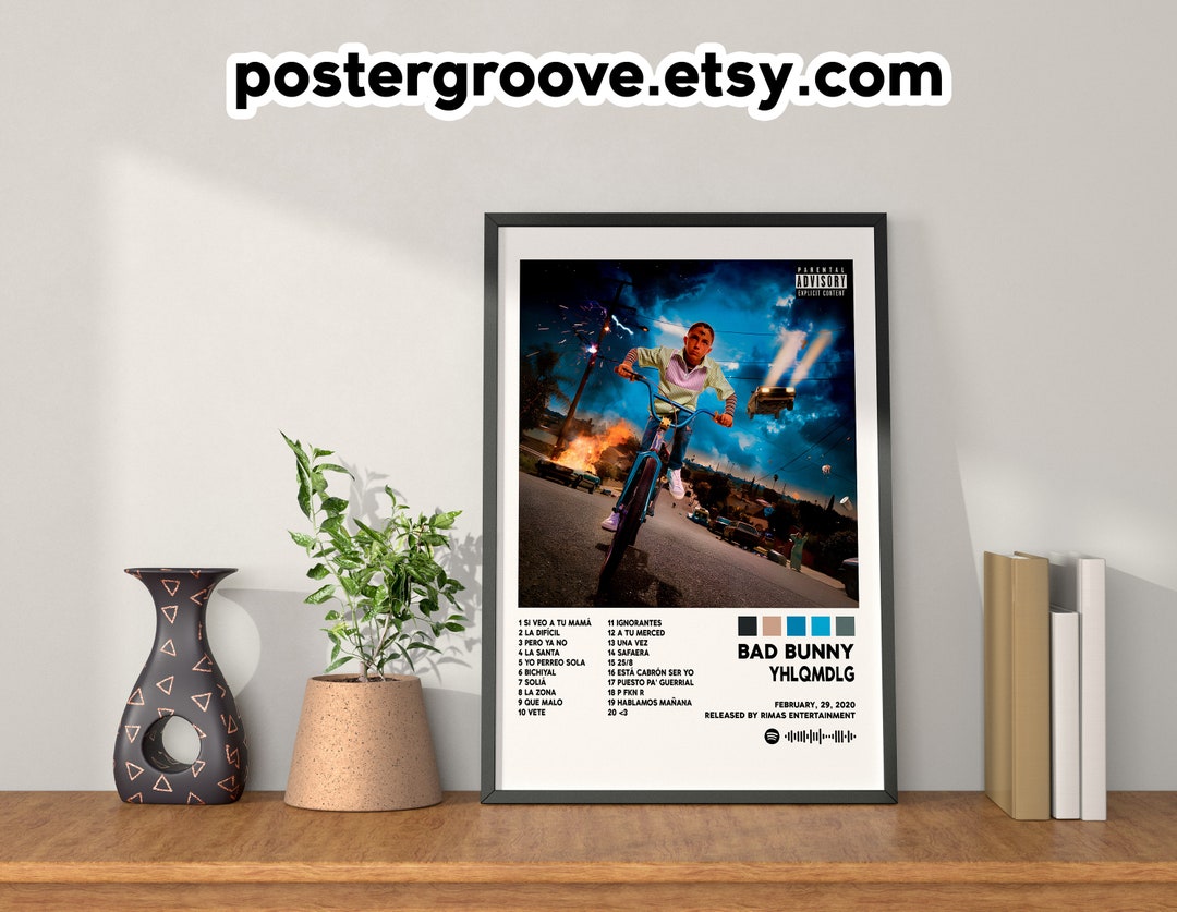Bad Bunny / YHLQMDLG / Digital Printable, Album Cover, Poster - Etsy
