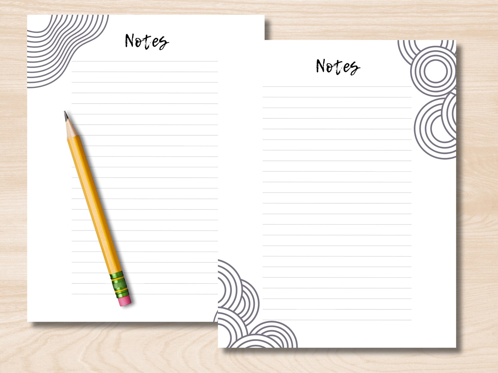 Notes Printable, Study Note Taking, School Note-taking Print Out ...