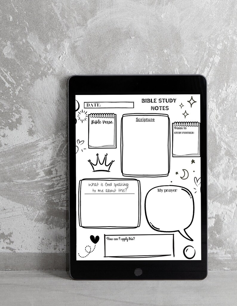 Bible Study Notes for Teen Girls, SOAP Bible Study Printable Template ...