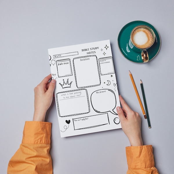 Bible Study Sheets - Etsy