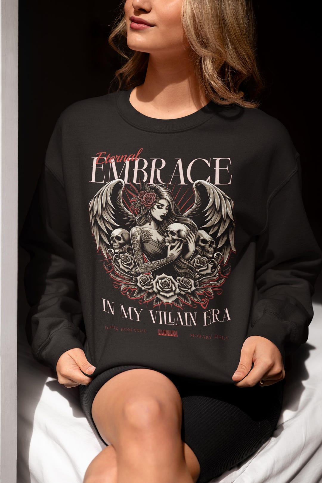 Eternal Embrace-in My Villain Era Sweatshirt-booktok Merch-bookish ...