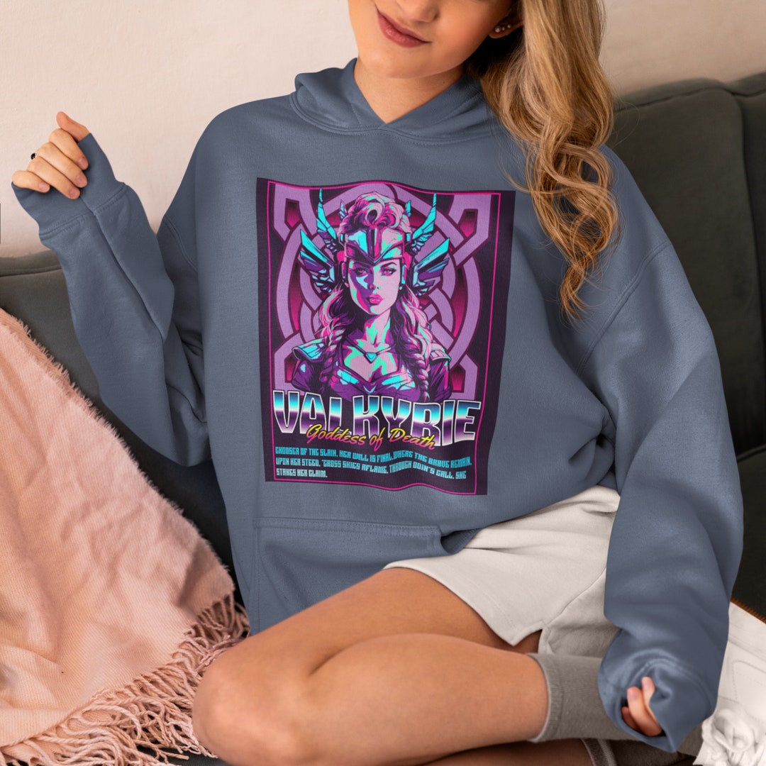 Valkyrie Hoodie Valkyrie Norse Mythology Goddess of Death ACOSF Hoodie ...