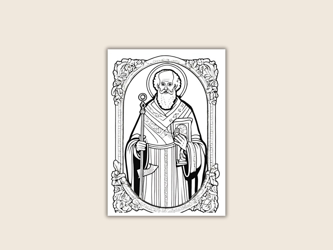 Catholic Saints Printable, Catholic Saints Homeschool, Saint Nicholas ...