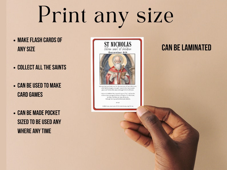 Catholic Saints Printable, Catholic Saints Homeschool, Saint Nicholas ...