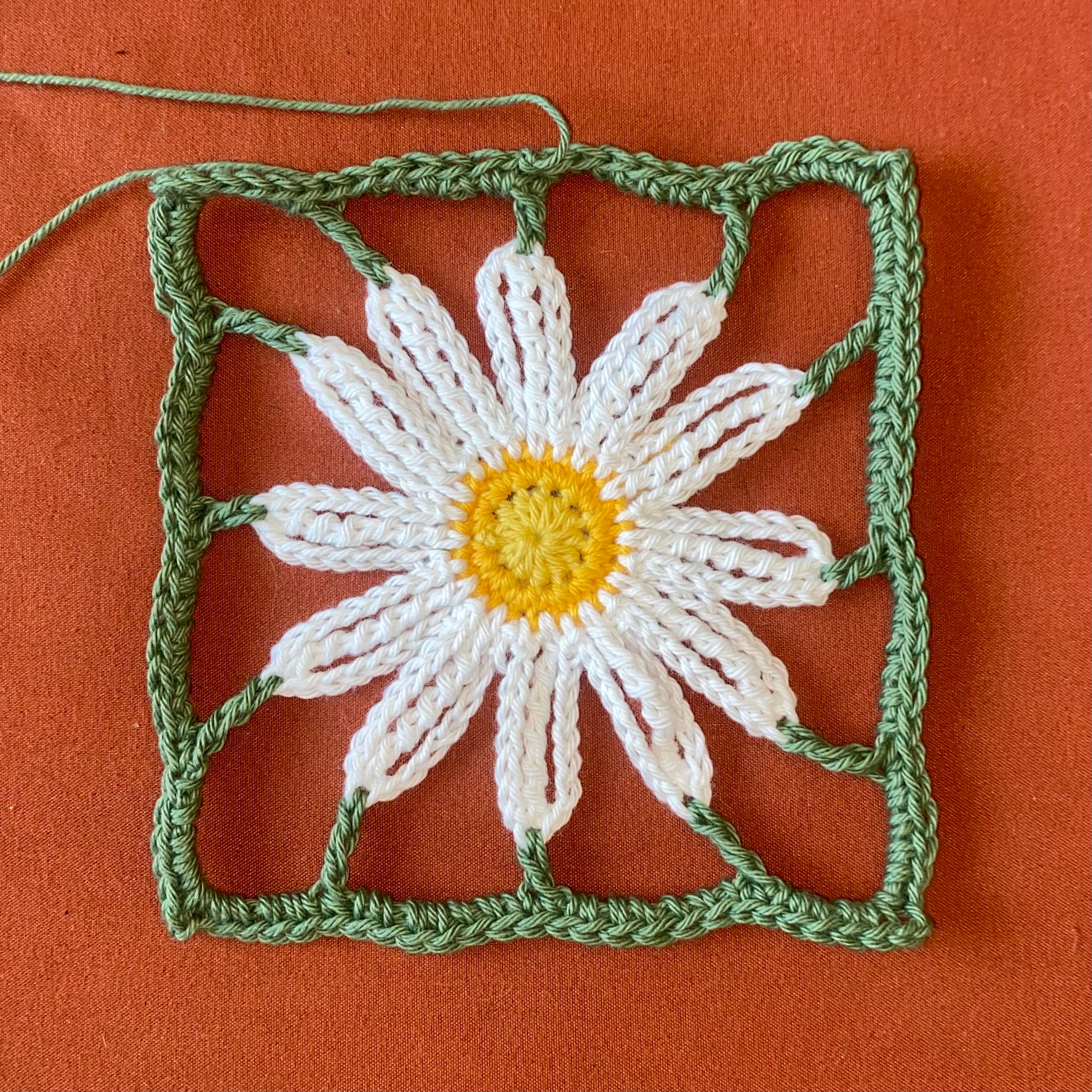 Daisy Granny Square Pattern - Etsy
