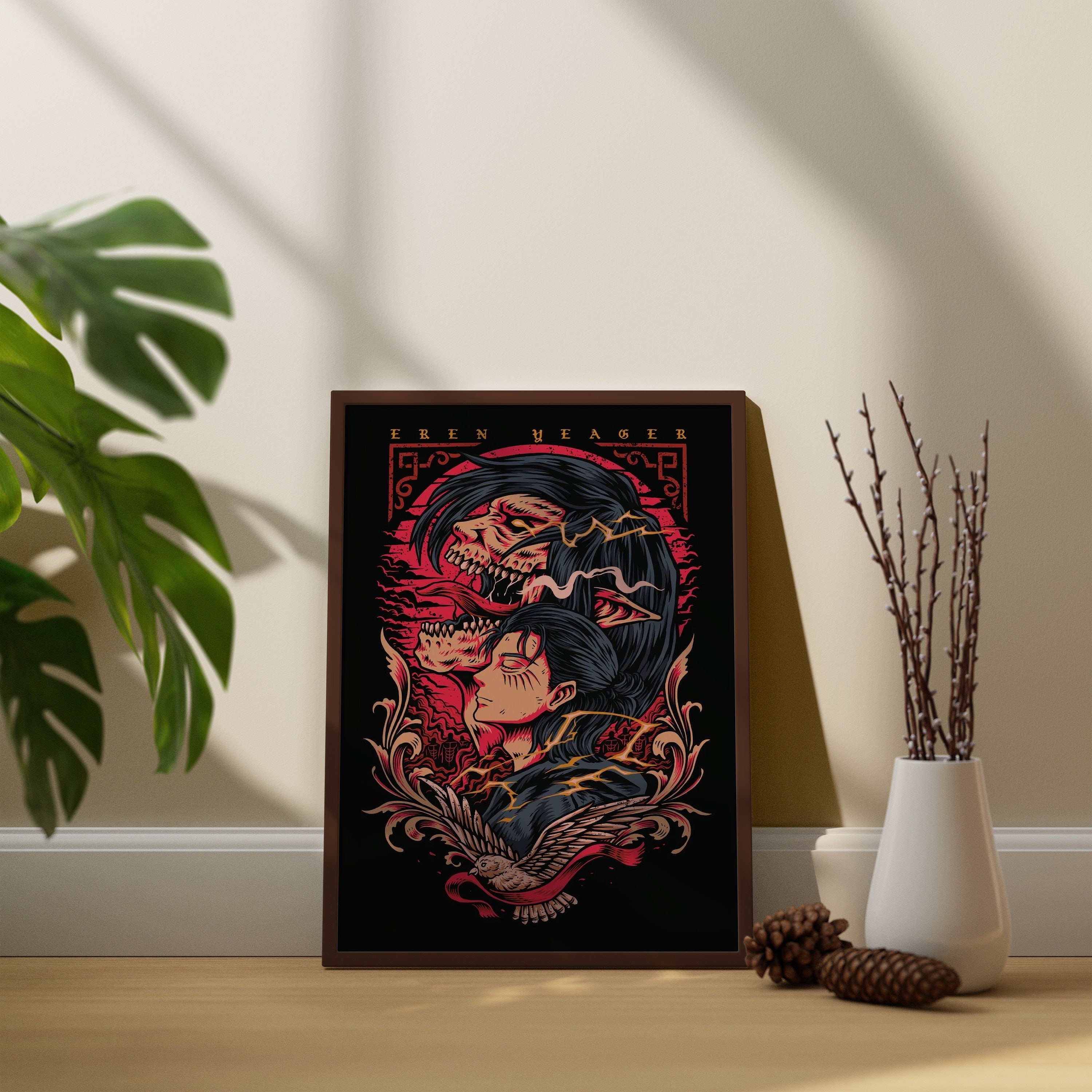 Anime Canvas Wall Art, Japanese Canvas Wall Art, Japanese Art Canvas ...