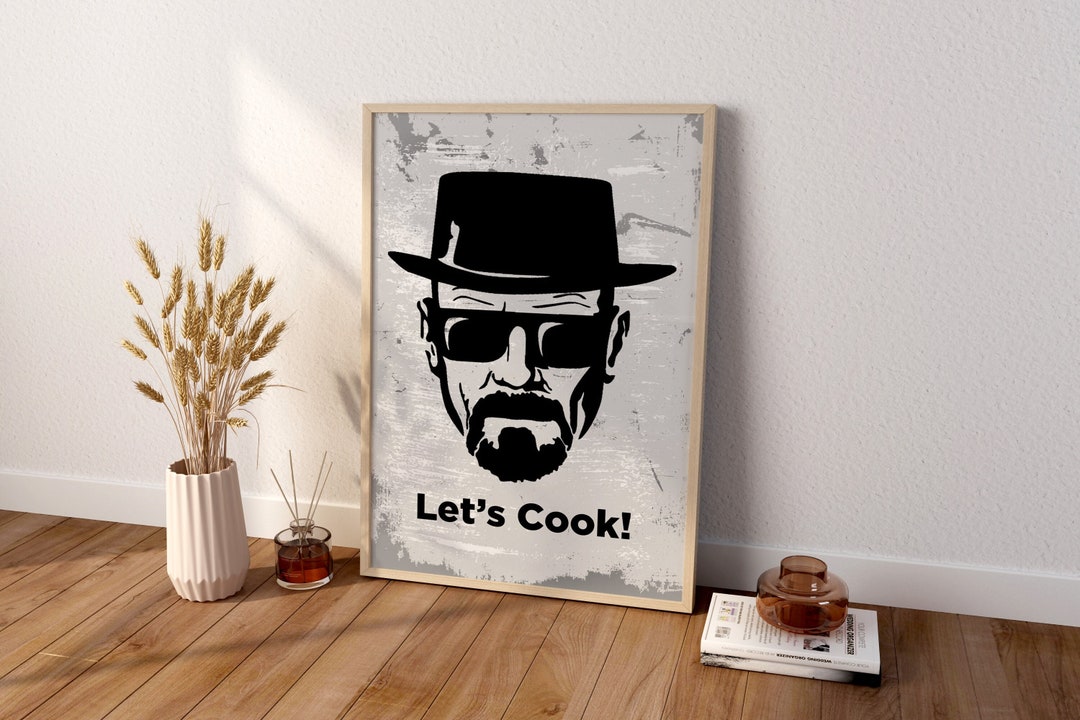 Let's Cook! Canvas Wall Art, Heisenberg Canvas Wall Art, Movie Canvas ...