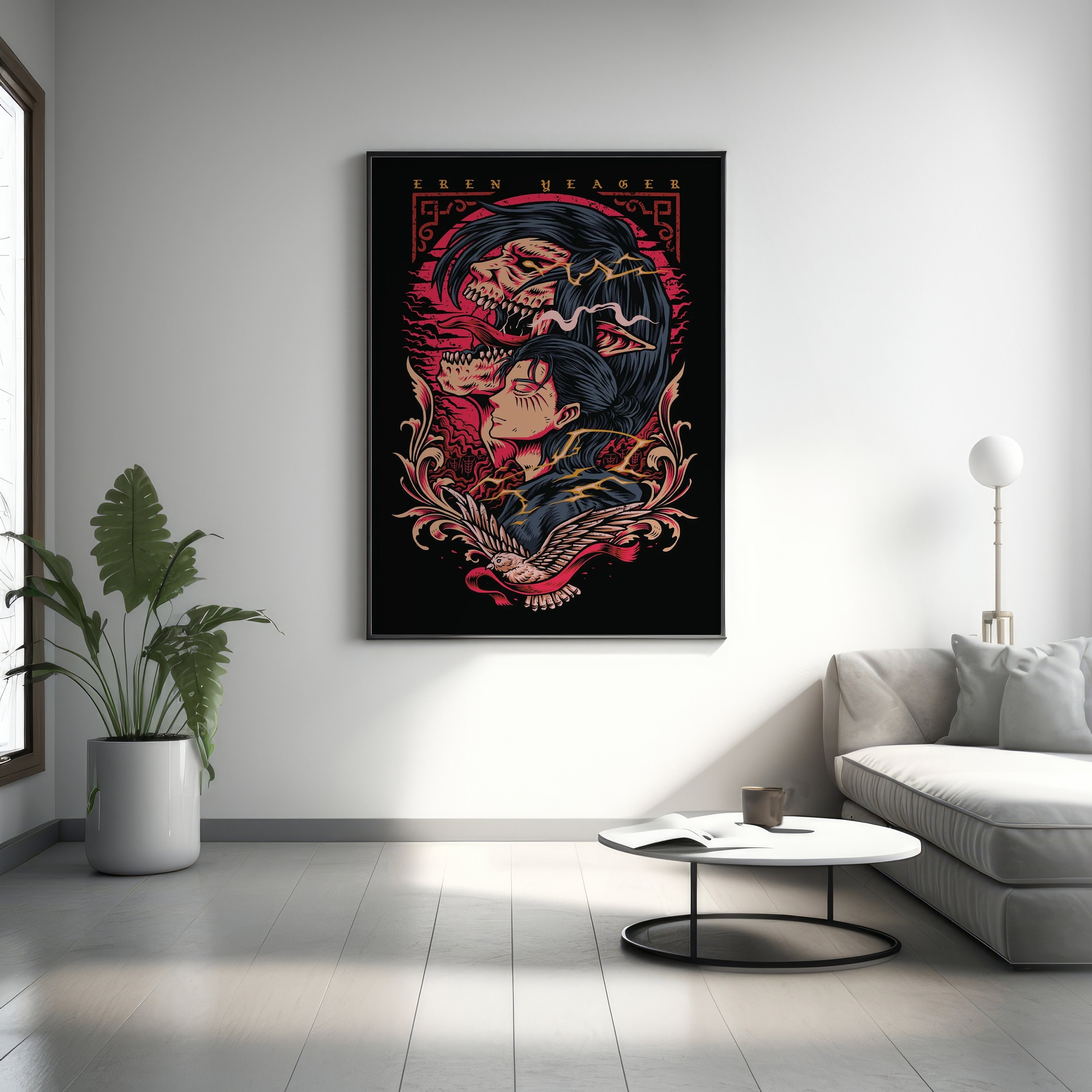 Anime Canvas Wall Art, Japanese Canvas Wall Art, Japanese Art Canvas ...