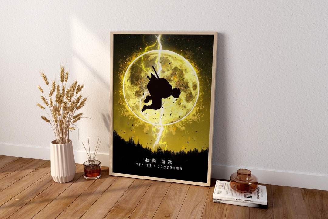 Zenitsu Anime Poster, Anime Canvas Wall Art, Demon Slayer Wall Art ...