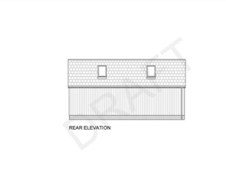 UK Double Garage Plans PDF | 6m X 8m, Velux Windows, Two Doors (digital ...