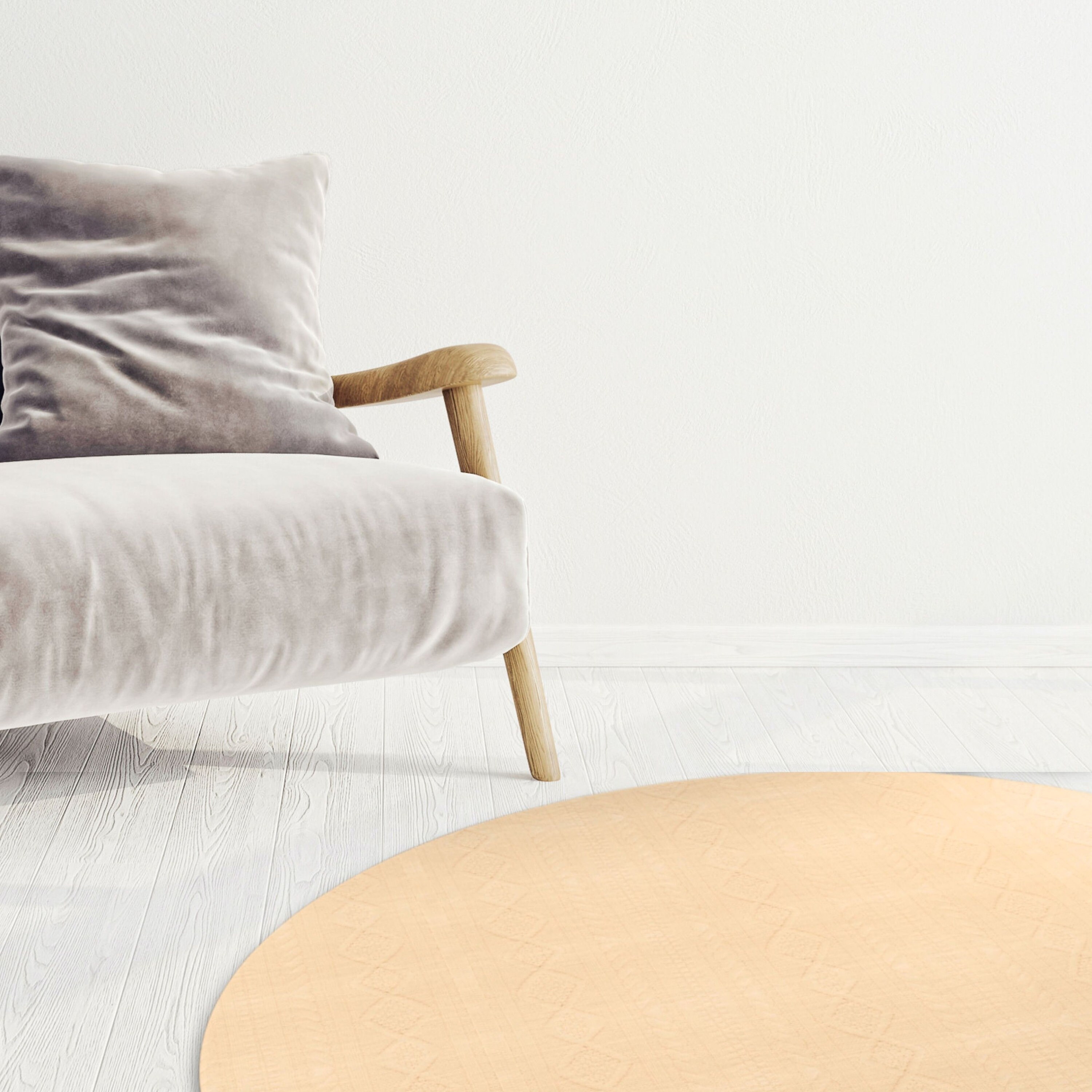 Beige Circular Rug, Optical Illusion Rug, Trompe Leoil Beige Rug ...