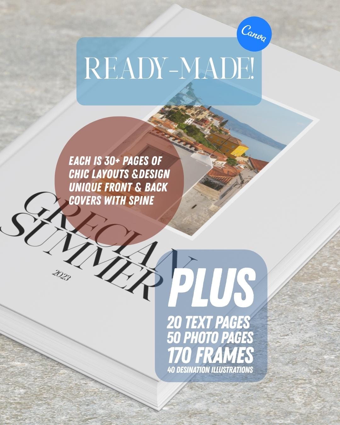 15 Custom Travel Photo Book Templates | Ready-made Chic Coffee-table ...