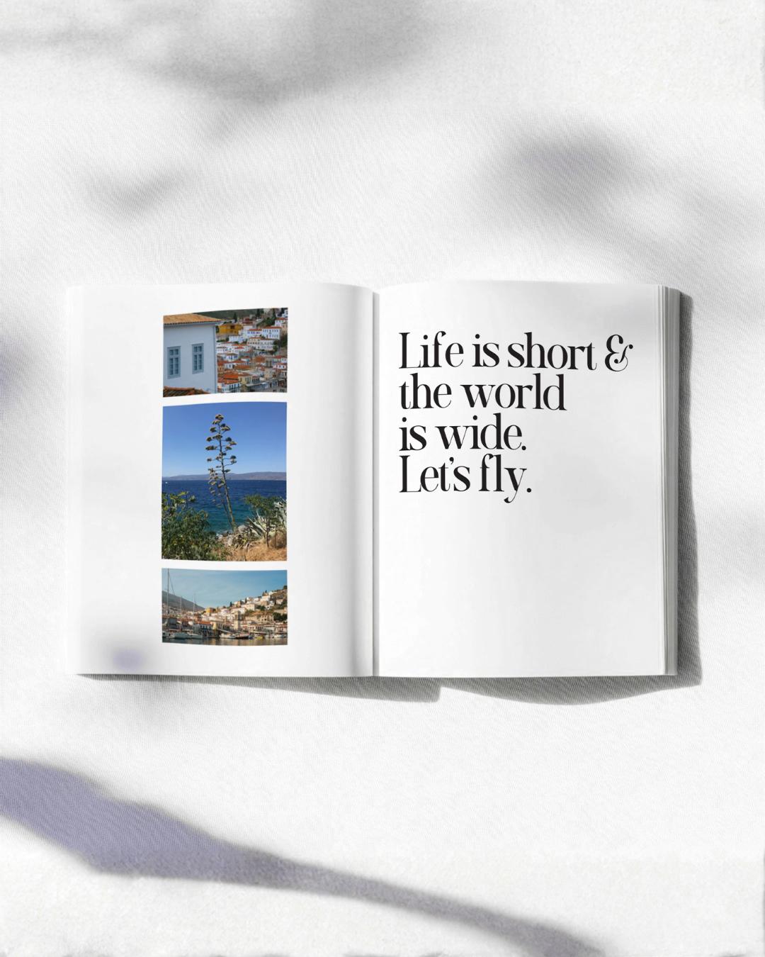 15 Custom Travel Photo Book Templates | Ready-made Chic Printable ...