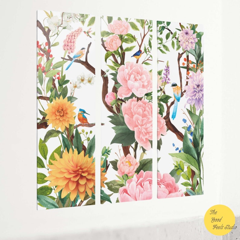Chinoiserie Wall Art Exquisite Gallery-worthy Chinoiserie Acrylic Print Custom Bird Botanical ...