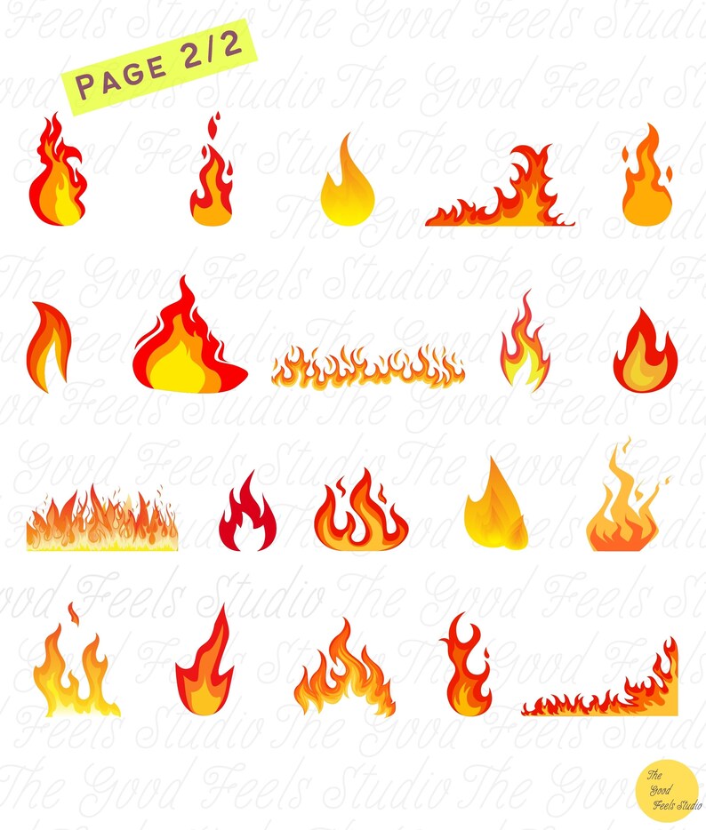 Flame SVG, Fire SVG, Fire Svg Bundle, Fire Clipart, Fire Svg Files ...