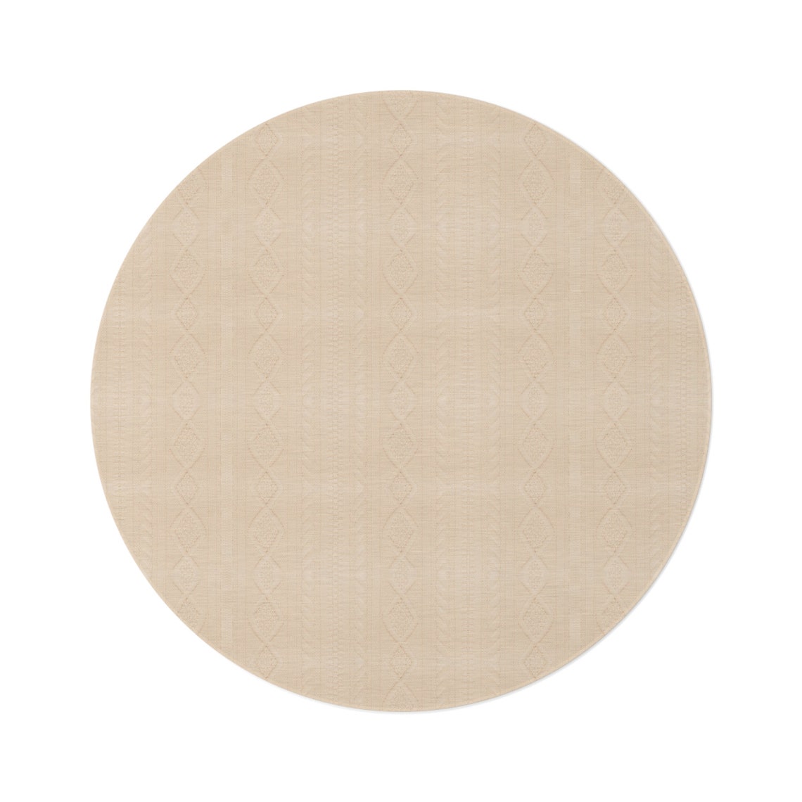 Beige Circular Rug, Optical Illusion Rug, Trompe Leoil Beige Rug ...
