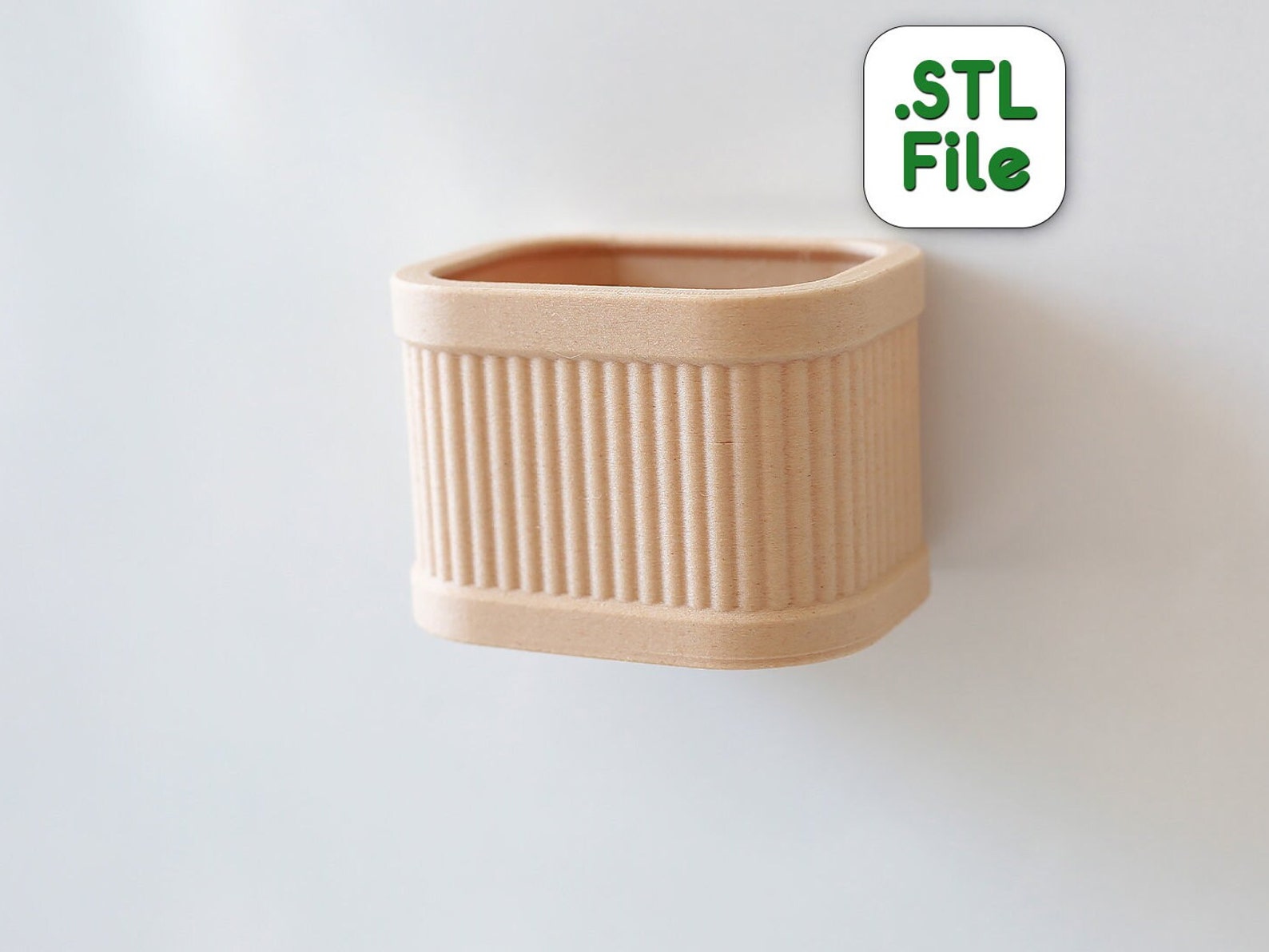 Wall Mounted Planter STL File for 3D Printing Inspired From Greek ...