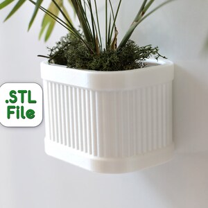 Wall Mounted Planter STL File for 3D Printing Inspired From Greek ...