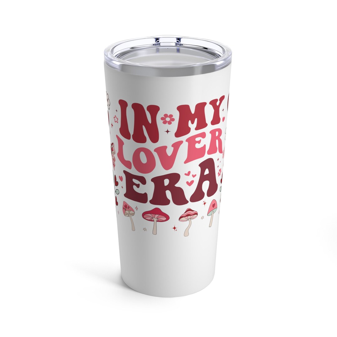 In My Lover Era Tumbler 20oz, Cute Heart Cup, Valentines Day Tumbler ...