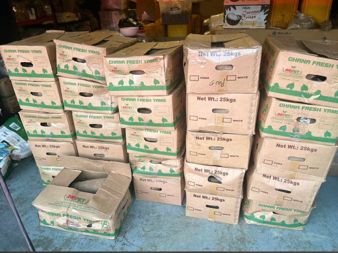 Fresh Box of Ghana Yam - Etsy