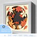 Autumn Shadow Box Fall 3D Svg Files, Leaves Shadowbox Files, Autumn ...