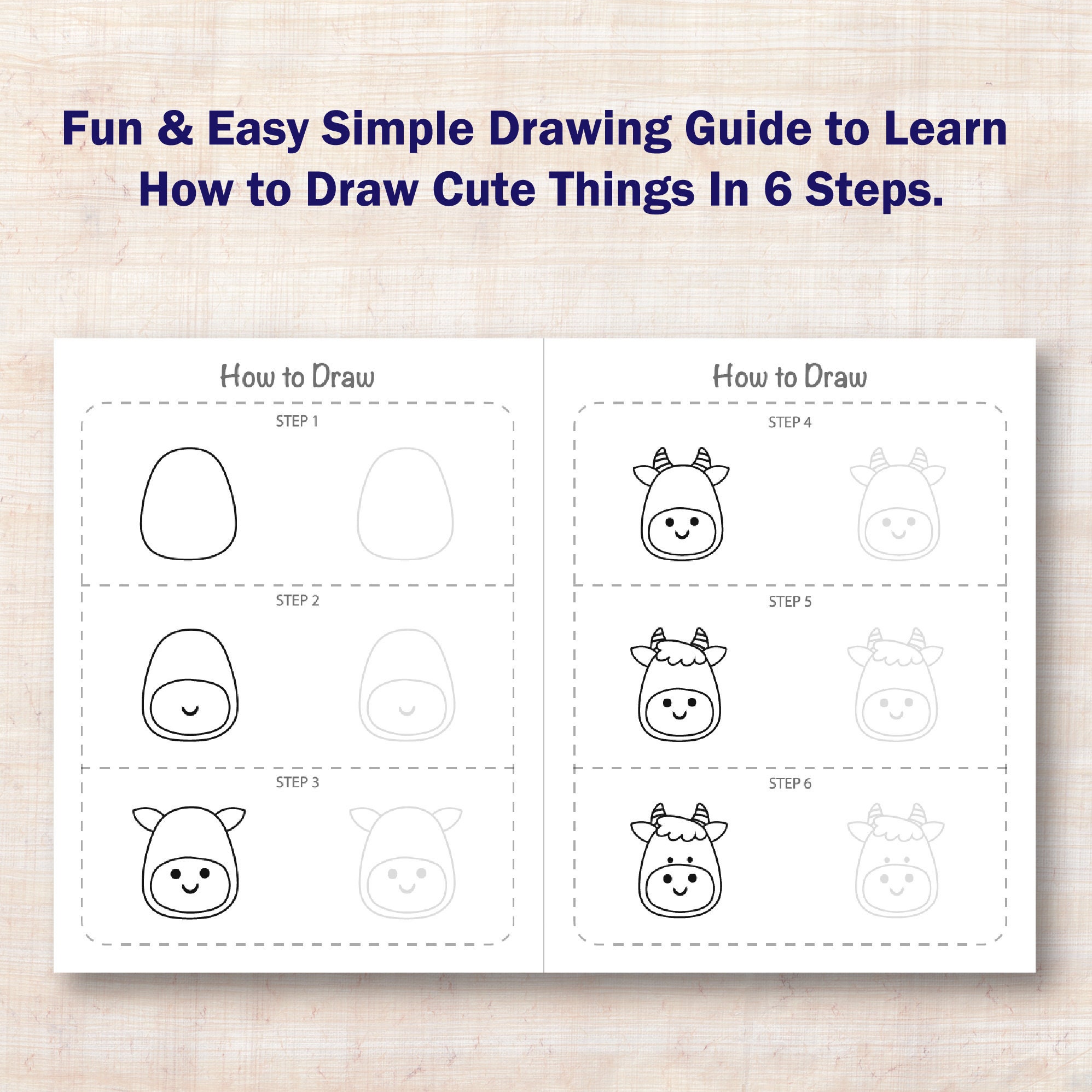 How to Draw Book: 68 Cute Stuff for Kids Ages 5. Fun & Easy Simple ...