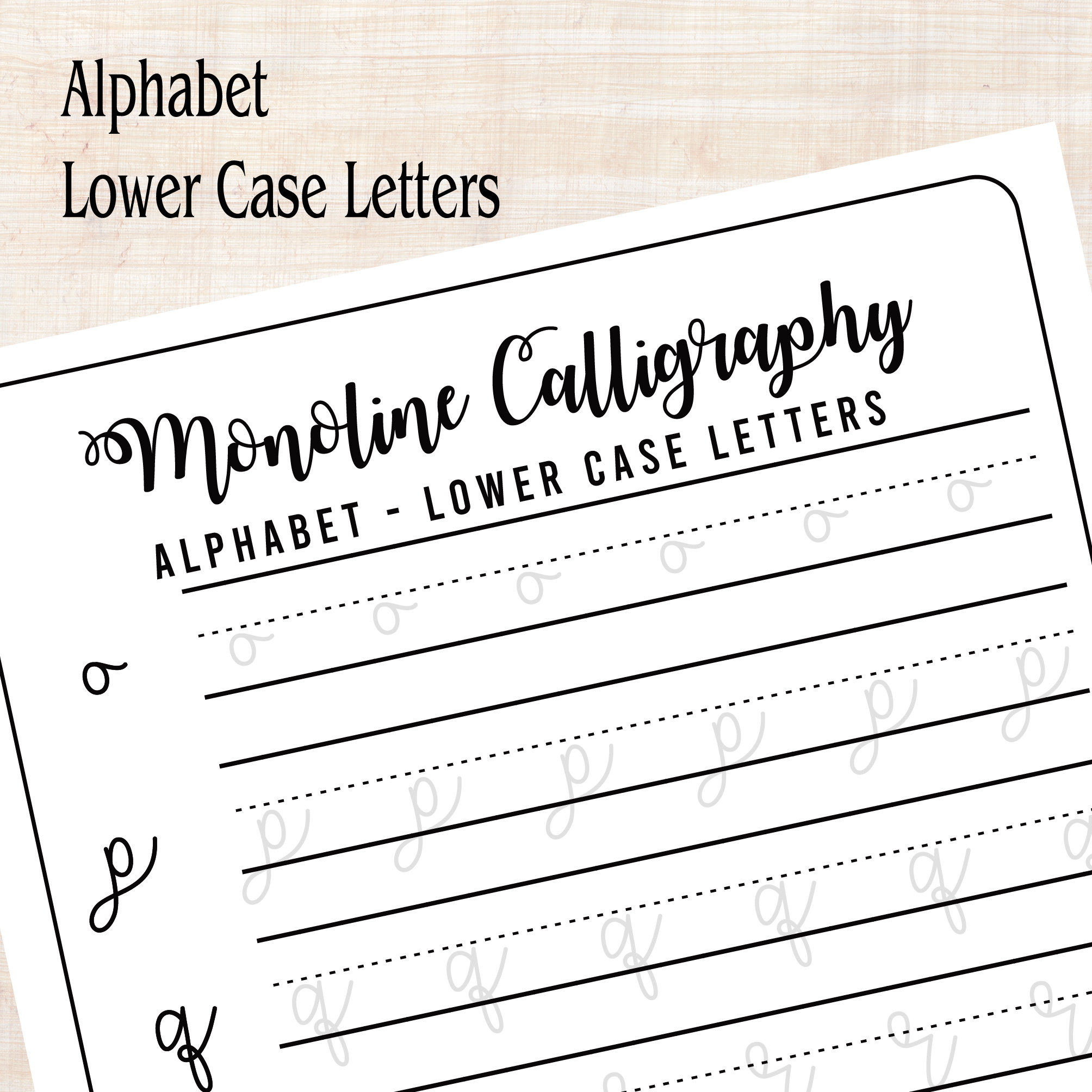 Hand Lettering and Modern Calligraphy Practice Workbook for Beginners ...