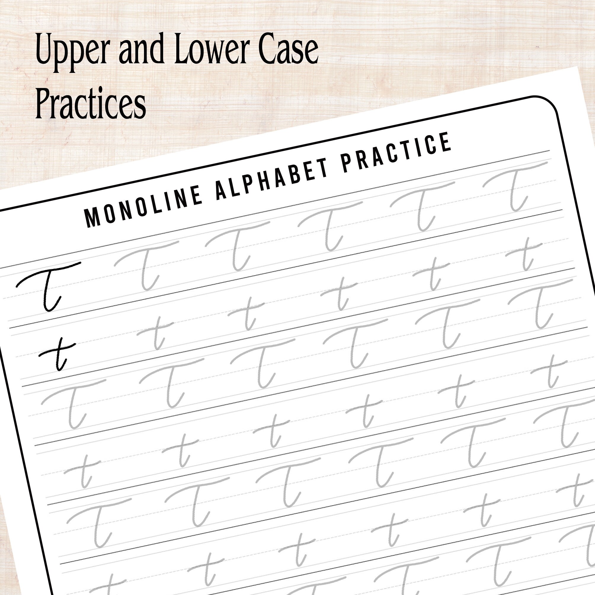 Hand Lettering and Modern Calligraphy Practice Workbook for Beginners ...