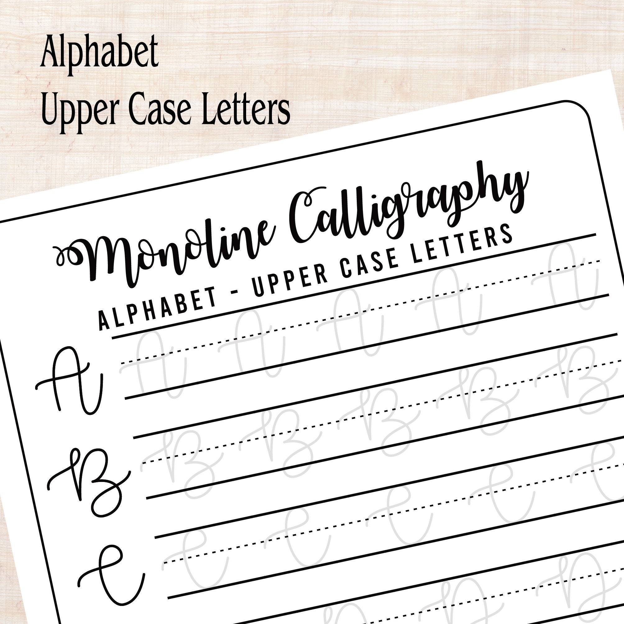 Hand Lettering and Modern Calligraphy Practice Workbook for Beginners ...