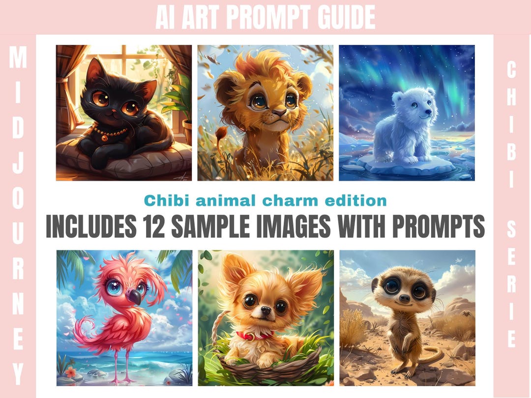 Midjourney Prompts Chibi Prompt Chibi Style Prompt AI Guides Animals ...